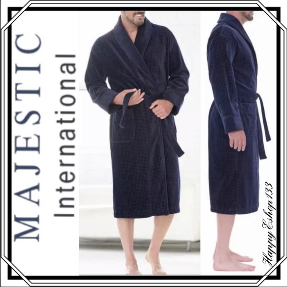 Majestic | Other | Majestic Mens Luxurious 0 Cotton Terry Velour Robe ...